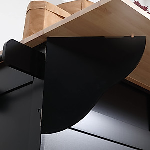 HOMCOM Rolling Kitchen Island Cart with Drop Leaf, Kitchen Cart on Wheels with Rubber Wood Top, 2 Drawers and 2 Storage Cabinets, Island Table for Kitchen, Dining Room, Black