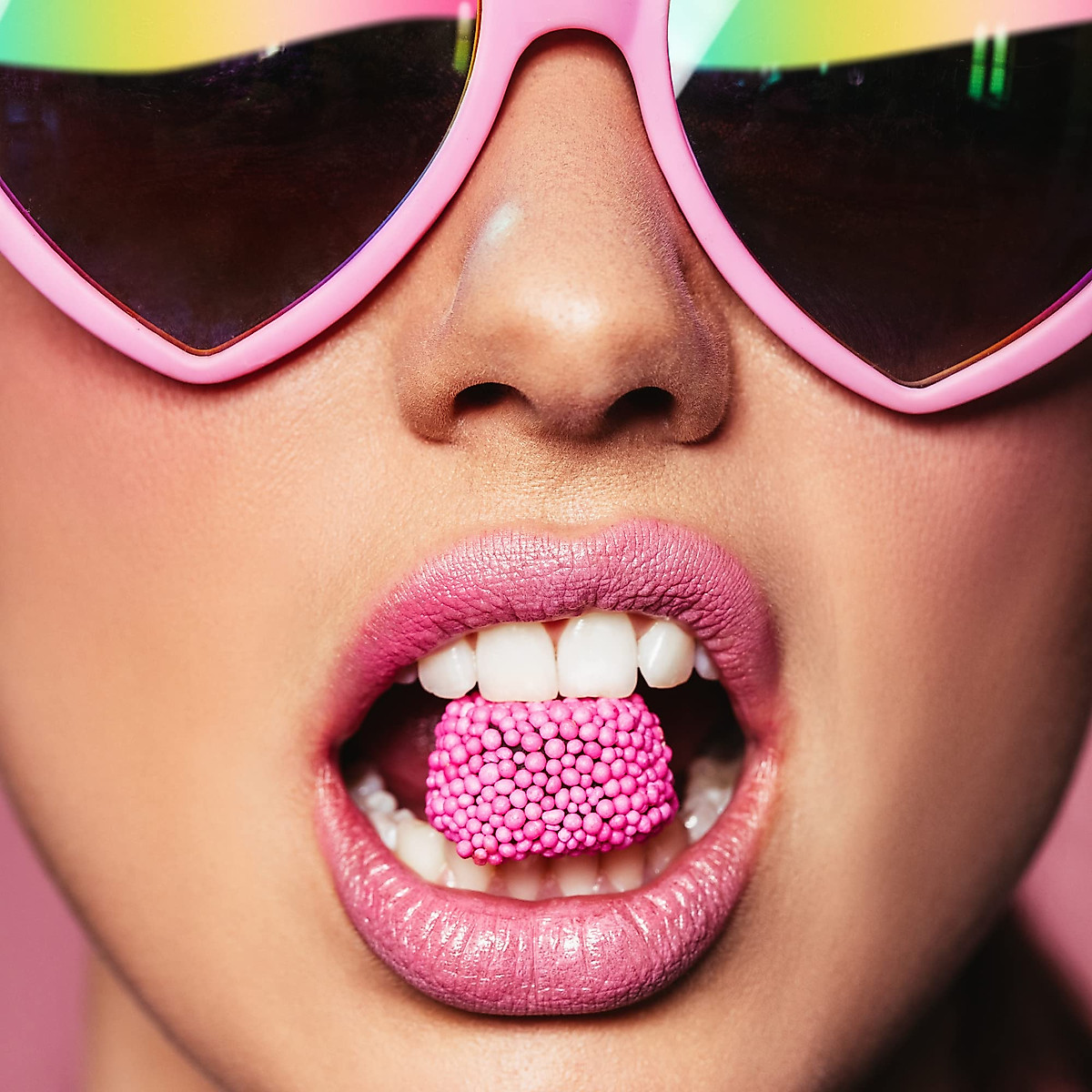 Nuest Diamond Shine Metallic Sparkle Lip Color with Vitamin E Cosmetics, Easy Application, High Pigment Full Coverage in 8 Glittery Shades, Cruelty Free, Vegan (Sweet Berry)