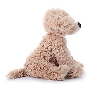 The Petting Zoo Scruffy Dog Stuffed Animal, Gifts for Kids, Caramel Brown Zoologee Dog Plush Toy 10 Inches