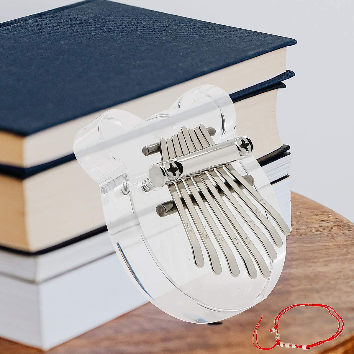 8 Key Mini Kalimba Piano Pendant Gift Marimba Musical good accessory exquisite Finger Thumb