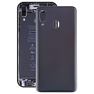 LIYONG Replacement Spare Parts Battery Back Cover for Galaxy A40 SM-A405F/DS, SM-A405FN/DS, SM-A405FM/DS(Blue) Repair Parts (Color : Black)