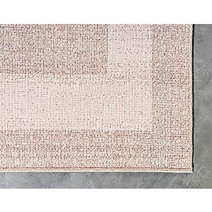 Unique Loom Del Mar Collection Area Rug - Maria (2' 2" x 3' 1" Rectangle, Light Brown/ Ivory)