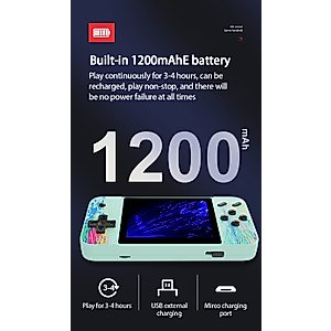 Handheld Game Console, Retro Game Console Built-in 800+ Classic Games, 3.5-inch Portable Game Console, AV Output Video Game Console Screen HD Screen Hand Held Games Gifts for Kids and Adults (Pink)