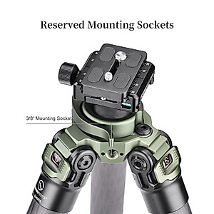SUNWYAFOTO TL3240CS-P Hunting Tripod for Shooting Rifle Stand Carbon Fiber