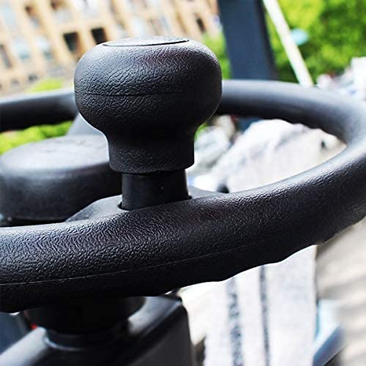 Anonyme 8mm Screw Steering Wheel Spinner Knob Turning Aid Ball Tractor Forklift Assembly Black