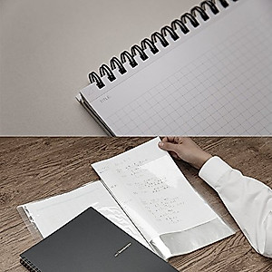 Maruman MNEMOSYNE Notebook 8.27 x 5.83 Inches (A5), 7mm ruled 24-line, 80 Sheets (N195A), Black
