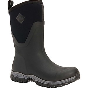 Muck Boot Arctic Sport II Extreme Conditions Mid-Height Rubber Women's Winter Boot, Black, 10 M US