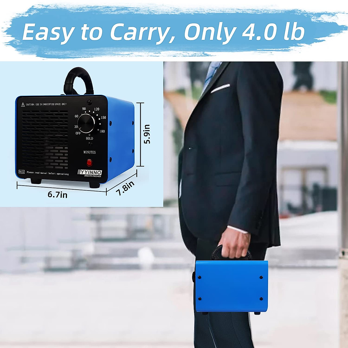 Ozone Machine for Car Home 11,000mg