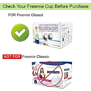 Maymom Replacement Tubing for Freemie Closed System; Not Original Freemie Closed System Connection Kit; 1 Set/Pack; NOT for Freemie Classic; Made by Maymom