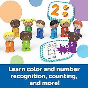 Learning Resources Skill Builders! Toddler 1-10 Counting Kids, Educational Toys, Toddler Activities, Color Teaching Toys, 20 Pieces, Age 2+