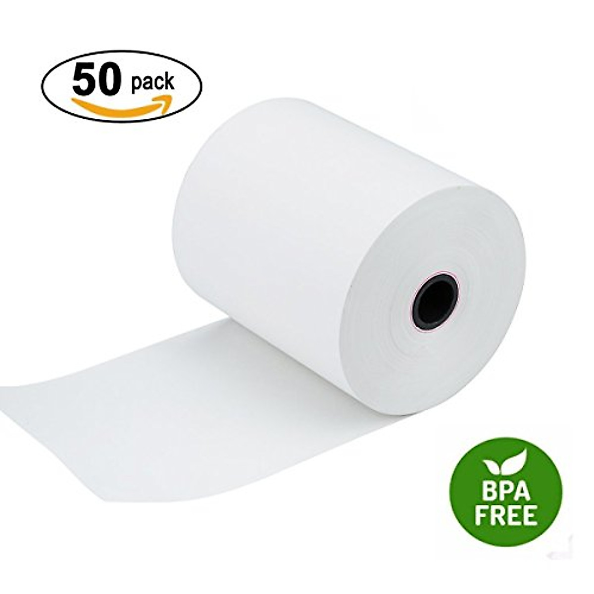 GHXGCYA-Thermal Paper Roll 2 1/4" x 50' BPA Free Receipt Roll 57mmX26m (50 Rolls)