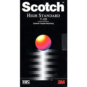 Scotch High Standard T-120 Blank VHS Tape