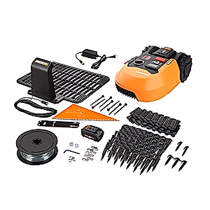 Worx Landroid S 20V 2.0Ah Robotic Lawn Mower 1/8 Acre / 5,445 Sq Ft. Power Share - WR165 (Battery & Charger Included)