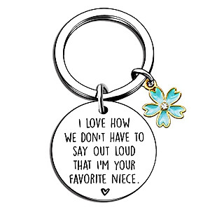 ibiwe Womens Stcoking stuffers Women Stockings Stuffer Adults Teens Teen Boys Girls Christmas Coolest Gifts for Women Aunt Gifts From Niece Aunty Keychain Sweet Birthday Gift for Wedding Thanksgiving