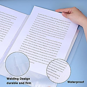 4 Pack A4 Presentation Book,Binder with Plastic Sleeves,30 Pockets Presentation Book with Sheet Protectors,Portfolio Folder Display Book for School,Office
