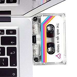 (16GB) USB Mixtape, Retro, Quirky Gift, Cool, Cute, Love, Present, Boyfriend, Girlfriend, Office, Novelty, Birthday, Wedding, Anniversary, Valentines, for Her, Gifts for Him
