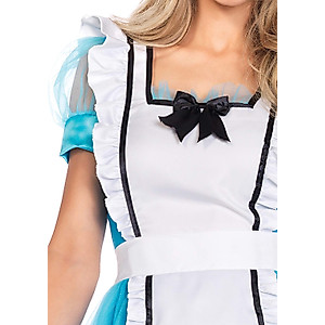 Leg Avenue Women's Classic Alice, Blue/White, Small