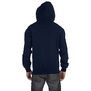 Champion Men's Front Pocket Pullover Hoodie Sweatshirt, Large, Navy