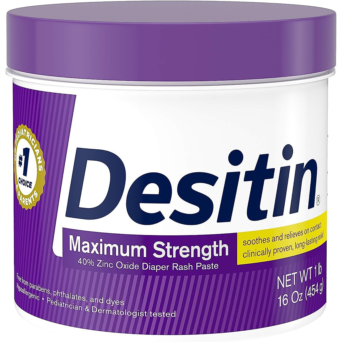 Desitin Maximum Strength Original Paste, 16 Ounce (Pack of 2)