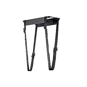 Monoprice Computer Case CPU Tower Holder - Low Profile Under Desk Mount, Supports Up to 22 Lbs, Horizontal or Vertical Mounting, Designed for Use with Sit-Stand Desks - Workstream Collection