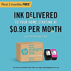 HP OfficeJet 3830 All-in-One Wireless Color Printer, HP Instant Ink, Works with Alexa (K7V40A)