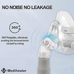 2 Packs Replacement Swivel Elbow Connector Compatible with F20 and F30,Tube Quick-Release Elbow,Great-Value Supplies by Medihealer