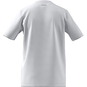 adidas mens VCRDY PHT Tee White Small
