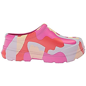 UGG Women's Tasman X CAMOPOP Rain Boot, Dragon Fruit, 8