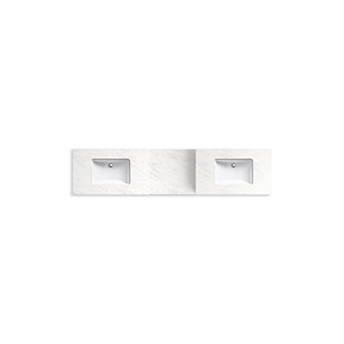 Ladena 2214-0 Rectangular undermount Bathroom Sink with Curved Bottom, 20-7/8" W x 14-3/8" L, White