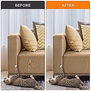 Leather Repair Tape Patches - 4 x 63 inch Self-Adhesive Leather Repair Patch for Couch - Vinyl Leather Repair Tape Kit for Furniture,Car Seat,Sofas,Chairs,Handbags,Jackets, Dark Beige