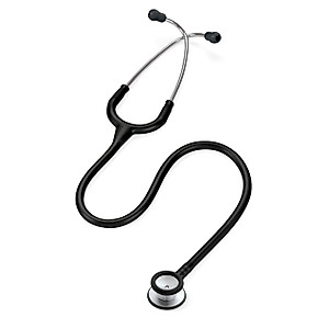 3M Littmann Classic II Pediatric Stethoscope, 2153, Stainless Steel Rainbow-Finish Chestpiece, 28" Caribbean Blue Tube, Brass Stem, and Headset