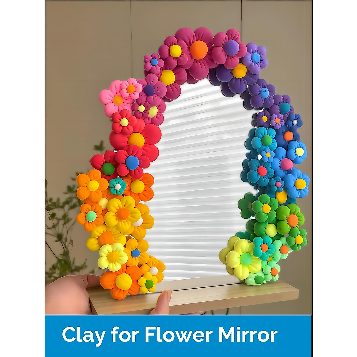 BOHS 12-Colors Foam Modeling Clay - Squishy, Air Dry, Soft - for Cosplay,School Projects,Baby Hand Print,Slime - Gifts for Adult and Kids - 12 pcs,2.65 lbs,Ages 3 & Up