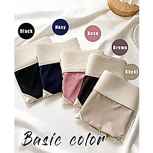 Knowyou High Waisted Underwear for Women Breathable Cute High Cut Panties for Ladies Women's Comfortable Full Coverage Brief