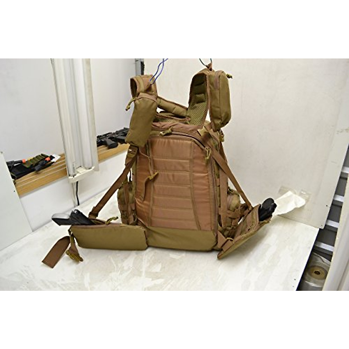 Explorer Large Backpack 22 Inches Detachable Pistol Waist Pouches B12-CT,Tan