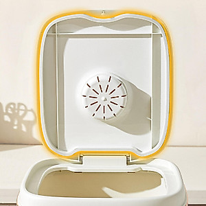 Rice Dispenser | Bean Storage Dispenser with Measuring Cup - Rice Storage Barrel, Grain Dispenser with Time Indicator, Nulyunze Food Dispenser