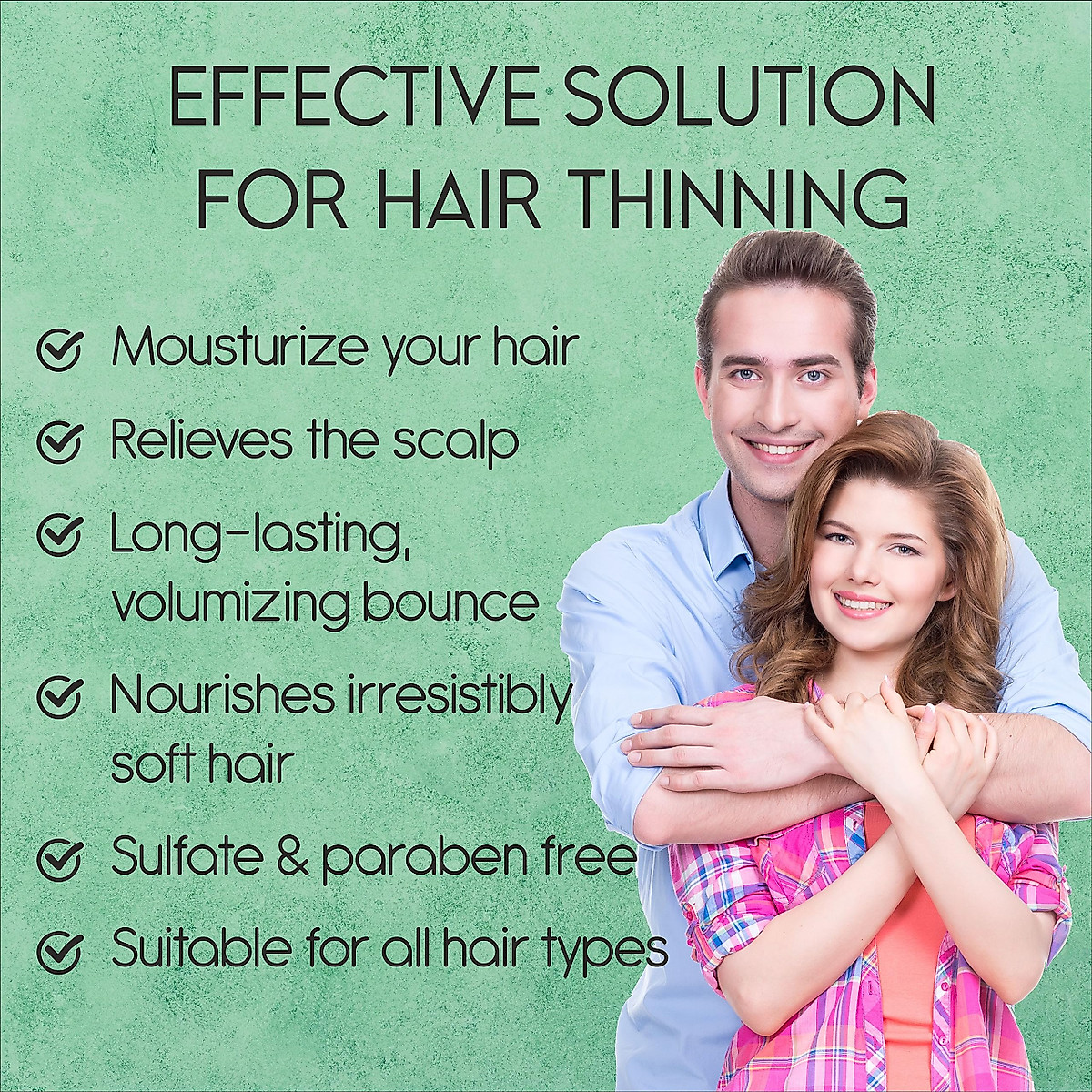 Peppermint Oil Shampoo and Conditioner Set for Hair Growth and Thickening - For Thinning Hair and Hair Loss Treatments for Women & Men, Sulfate Free, 20.2 FL Oz Each