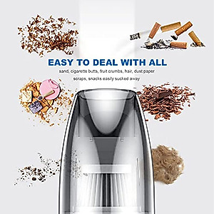 absob Cordless Vacuum Cleaner Mini Portable Handheld Car Seat Hoover 9000PA Powerful Suction Hand Vac Wet Dry Rechargeable Lightweight Home Office Keyboard Carpet Pet Dog Hair Cleaning USB Charging