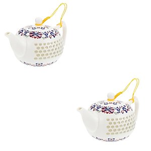Cabilock 2 Pcs Teapot Coffee Stovetop Coffee Espresso Machine Kung Fu Tea Maker Coffee Espresso Maker