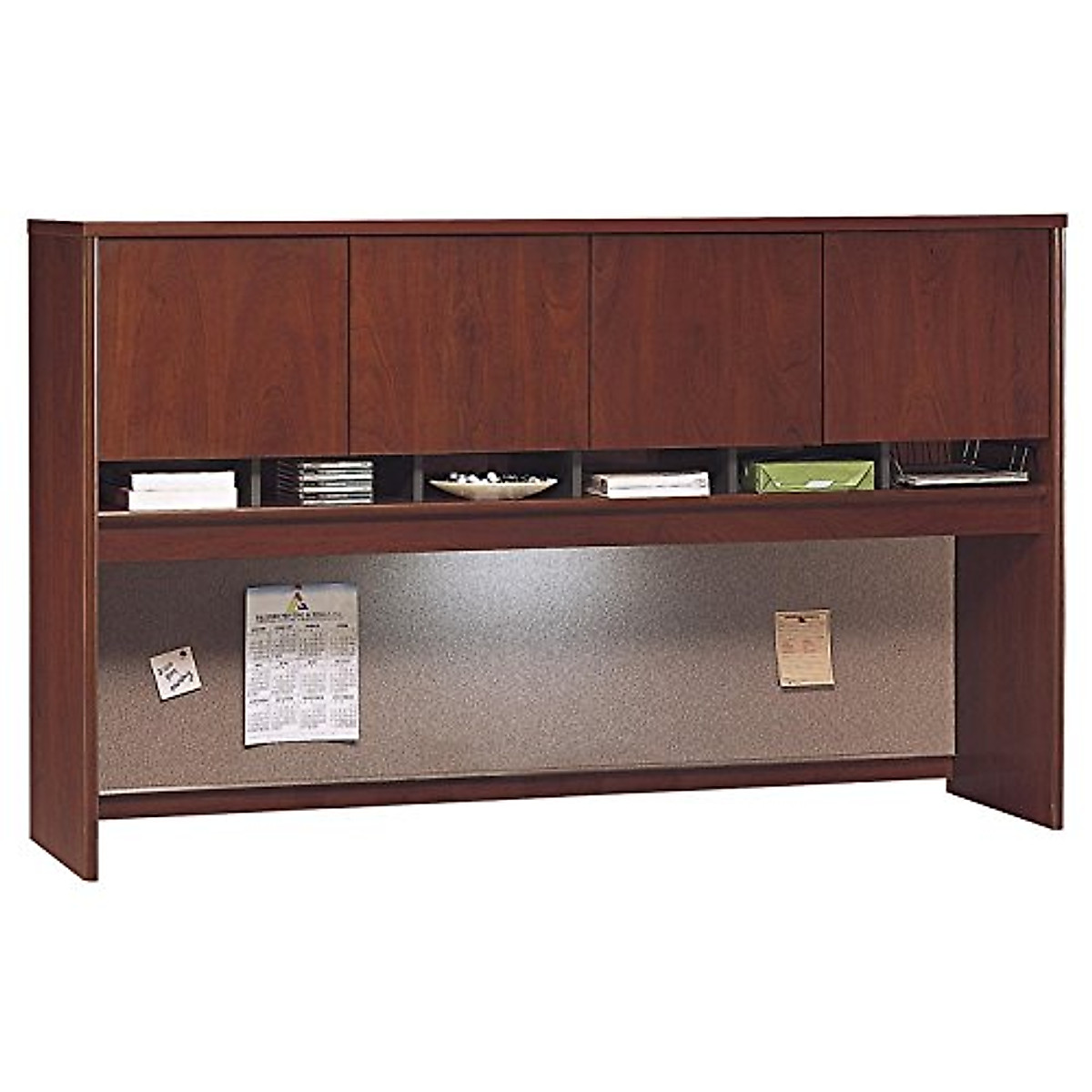 Bush Business Furniture Series C 72W 4 Door Hutch in Hansen Cherry