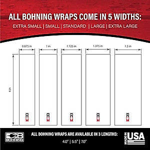 Bohning 4" Solid Arrow Wraps, Standard, Neon Green