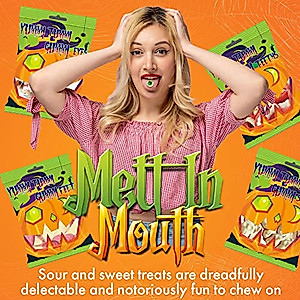 Fusion Select 3 Packs Halloween Eyeball Gummy Candy Spooky Gummies Candy Food Snacks - Creepy Party Bag Favors For Trick Or Treat - Scary Novelty Chewy Bites