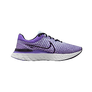 Nike Men's React Infinity Run Flyknit 3 Running Shoes, Pure Platinum/Black, 10 M US