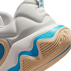 NIKE Men's Sneaker Three Quarters Tall, Phantom Blue Lightning Ice Peach, 9.5