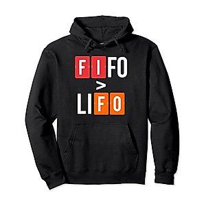 FIFO LIFO Math Accountant Finance CPA Bookkeeper Funny Cute Pullover Hoodie