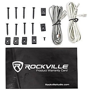 Pair Rockville RV4.3A 4" 3-Way Car Speakers 500 Watts / 70w RMS CEA Rated Total
