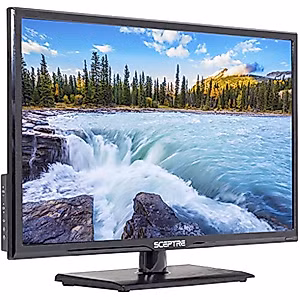 Sceptre E246BV-FC 24" LED HDTV Display 1920x1080 Full HD HDMI VGA USB, True Black (2017)