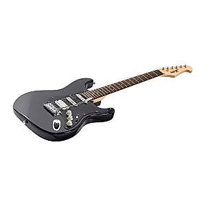 Monoprice Indio Series California Classic 6 String Solid-Body Ambidextrous Black, (610370)