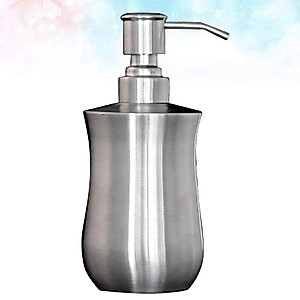 1pc Drinking Water Machine Dispenser Hand Soap Dispenser Bottle Hand Wash Dispenser Refillable Travel Bottles Liquid Travel Containers Soap Pump Stainless Steel Soap Bottle