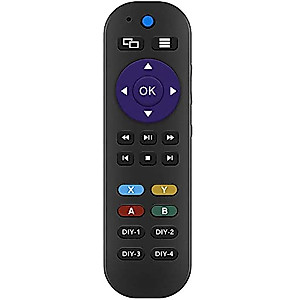 Universal Remote for Xbox One, Xbox One S and Xbox One X, Remote Control Has 7 Learning Programmable Buttons to Control All TVs, Soundbar, DVD & Receiver