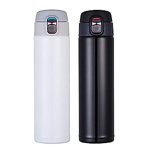 Vacuum Insulated Stainless Steel Travel Mug 16.9 oz (White)
